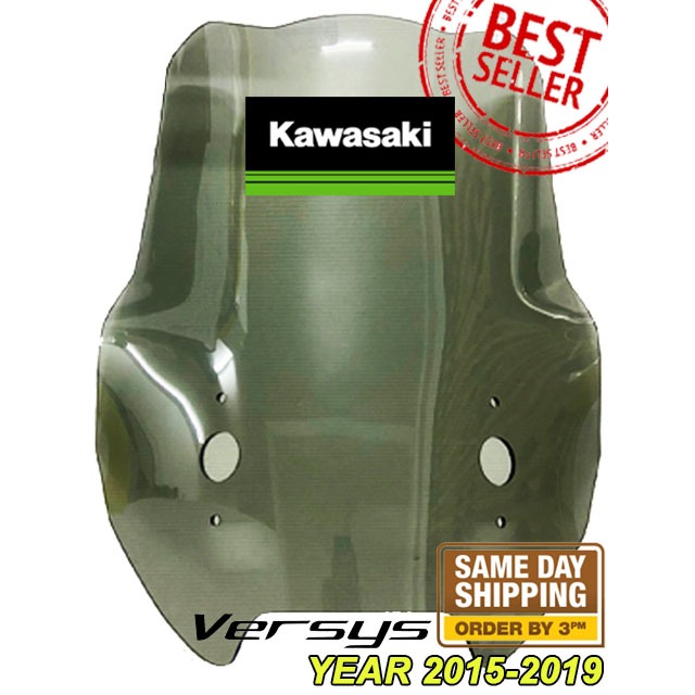 WINDSHIELD BIG TOURING KAWASAKI VERSYS 650 2015 VERSYS 1000 2010 VISOR ...