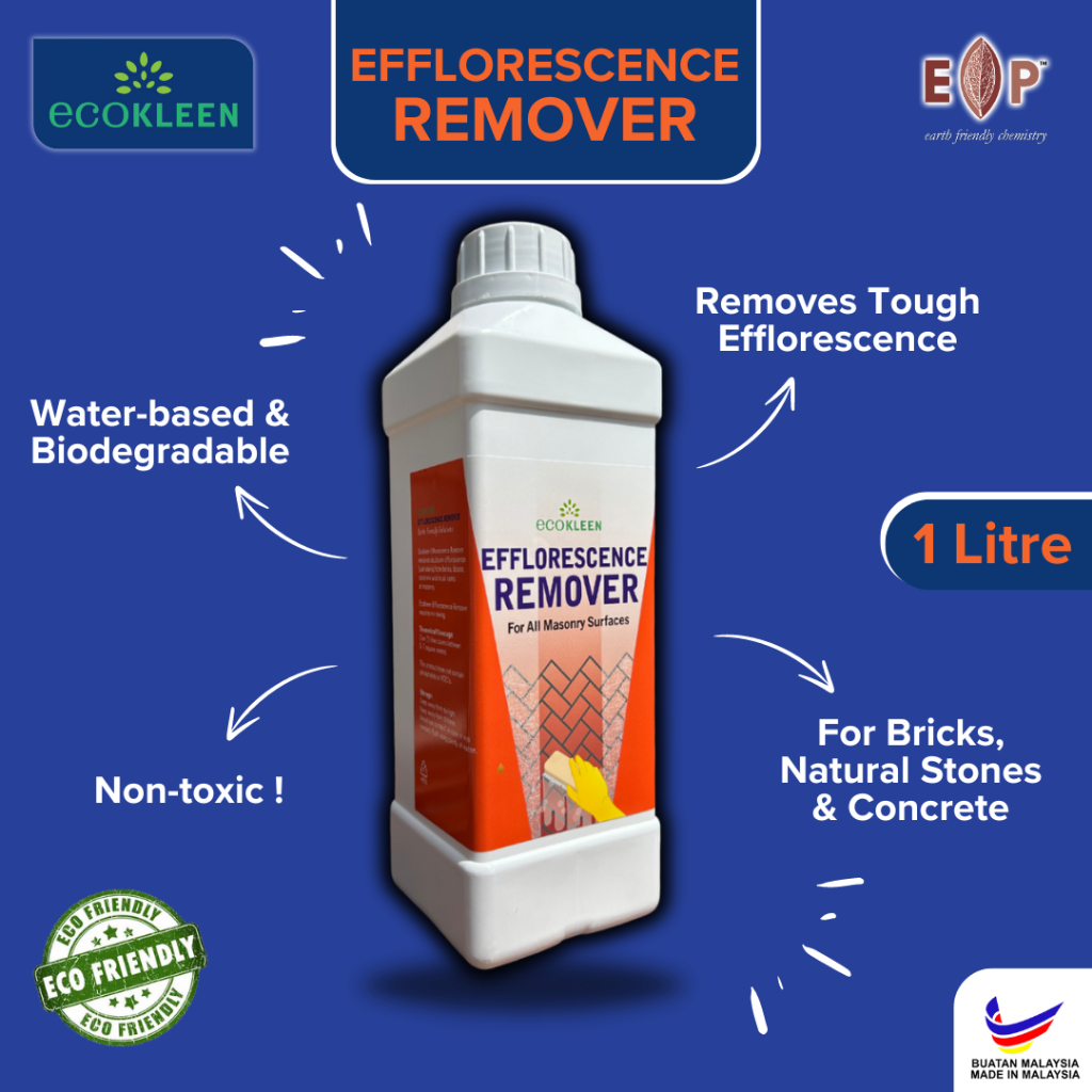ECOKLEEN EFFLORESCENCE REMOVER 1 Litre - 5 Litre | Cleans Bricks, Stone ...