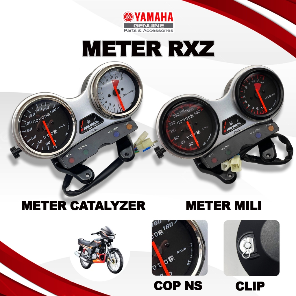 YAMAHA RXZ MILI / CATALYZER METER ASSY RXZ CATAL SPEEDOMETER SPEEDO ...
