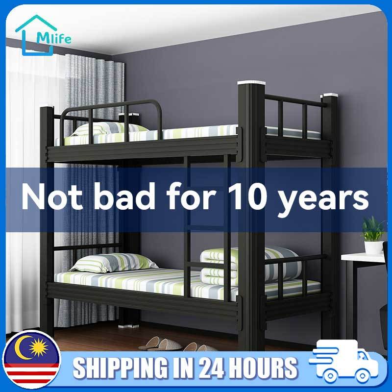 Double Decker Bunk bed Promotion High Quality Heavy Duty Steel Double ...
