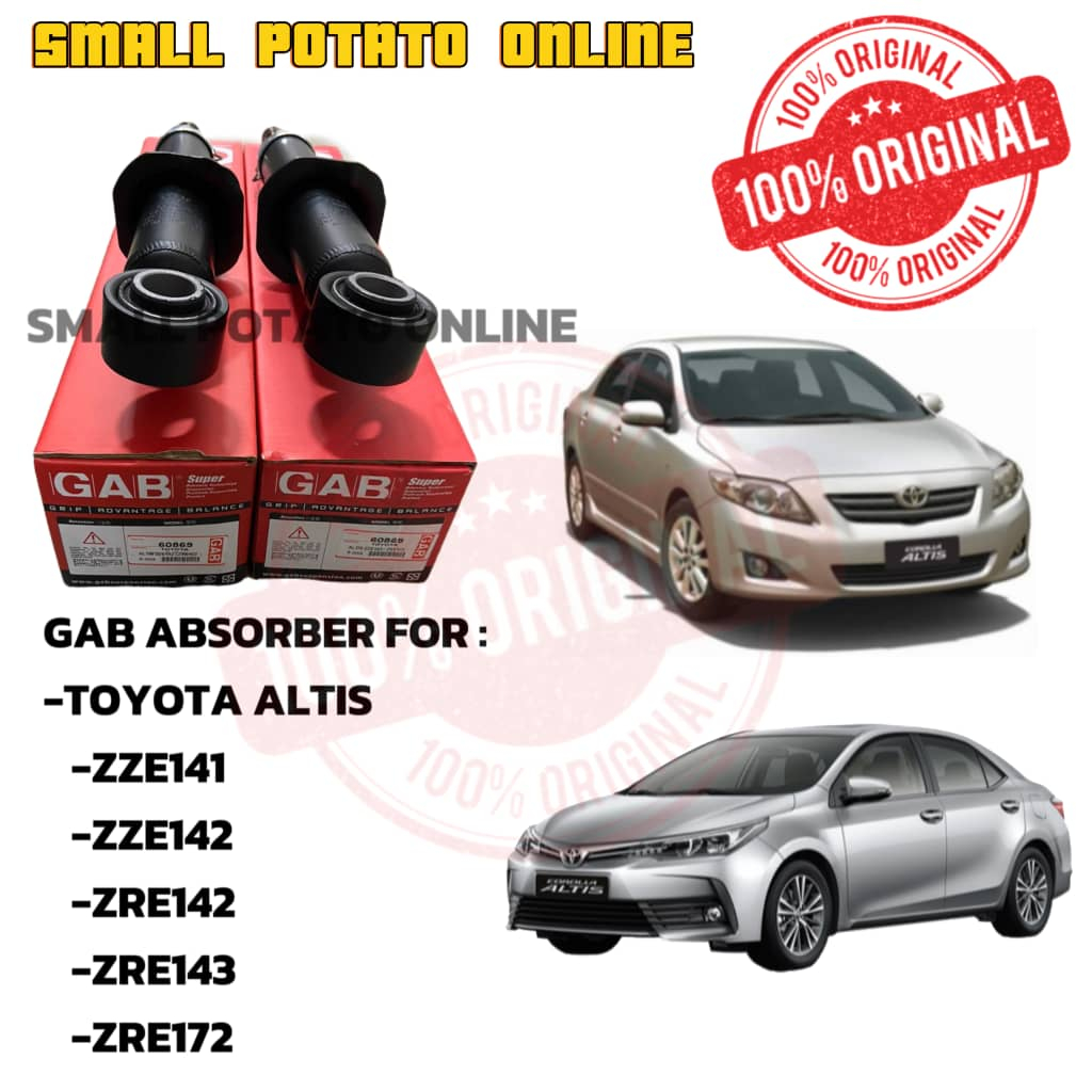 [100% ORIGINAL] GAB ABSORBER REAR TOYOTA ALTIS ZZE141/ZZE142/ZRE142 ...