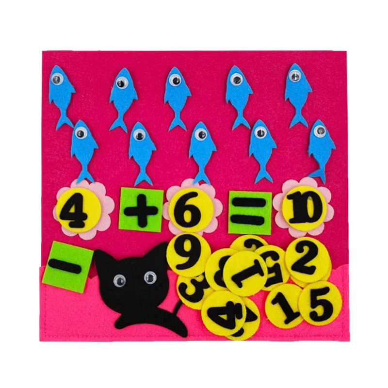 Counting & Learning Numbers Math Toys Early Learning Montessori Autism ...