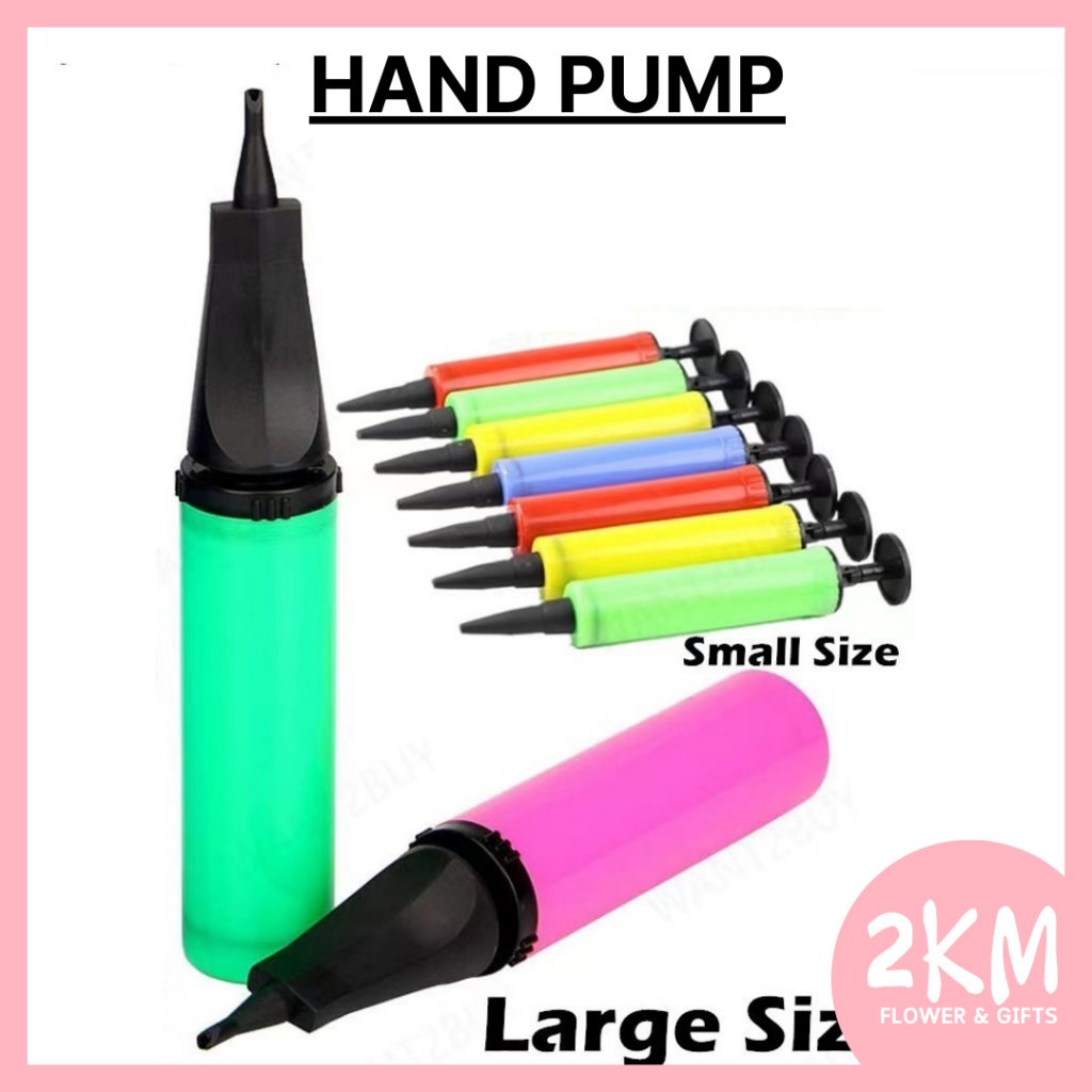 HAND PUMP Party Birthday Balloon Ball Inflator Tools Air Portable ...