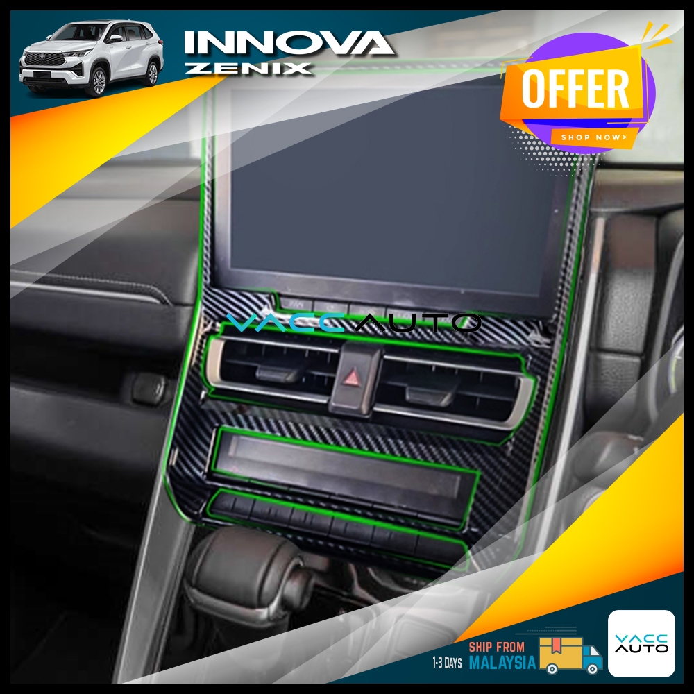 Toyota Innova Zenix AG10 2023-2025 Front Panel Aircond Frame Cover Trim ...