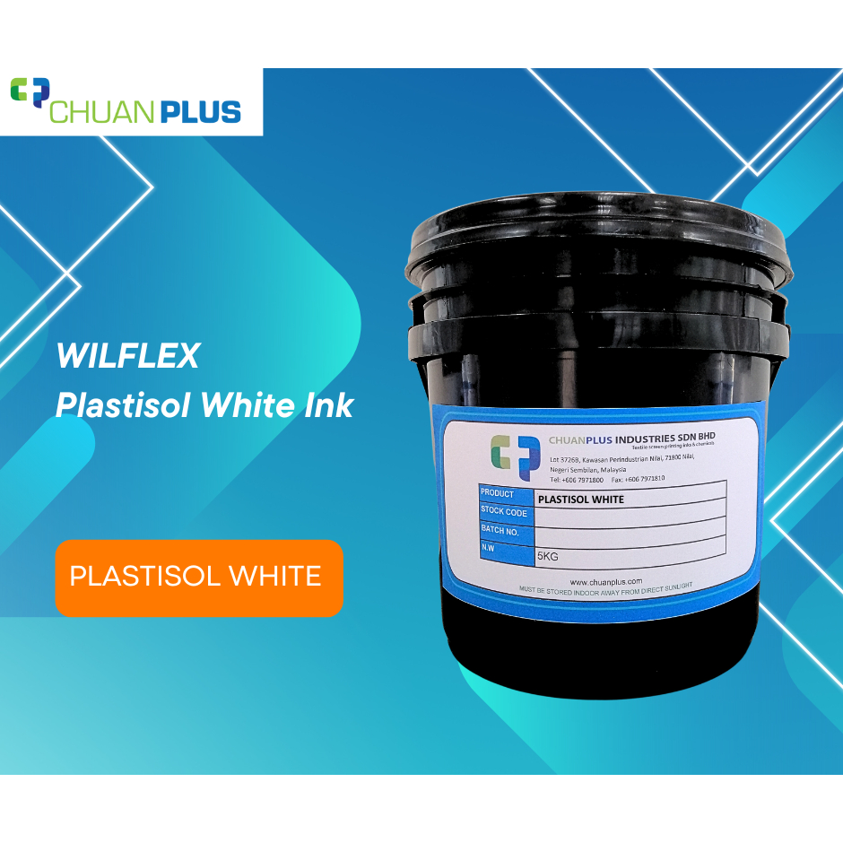 WILFLEX White Plastisol Inks For Silkscreen Printing (5KG) | Shopee ...