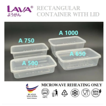 Bekas Makanan Plastik & (MICROWAVE SAFE) Disposable Plastic Food ...