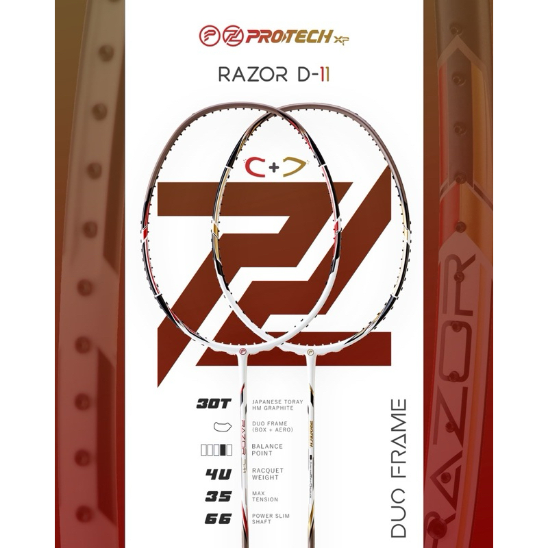 Protech Razor D-11 Badminton Racket (100% Original / Ready Stock ...
