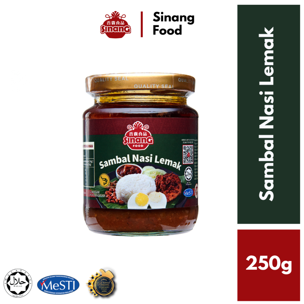 Sinang Food ® Sambal Nasi Lemak 250g | Shopee Malaysia