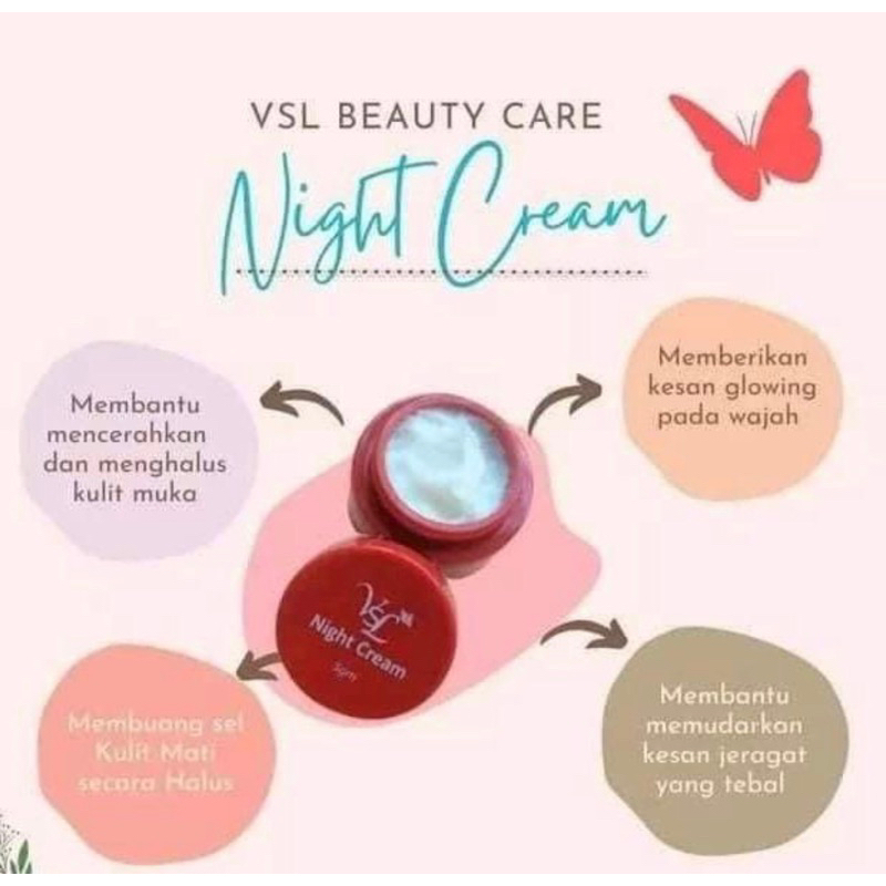 NIGHT CREAM VSL (NEW PACKAGING) | Shopee Malaysia