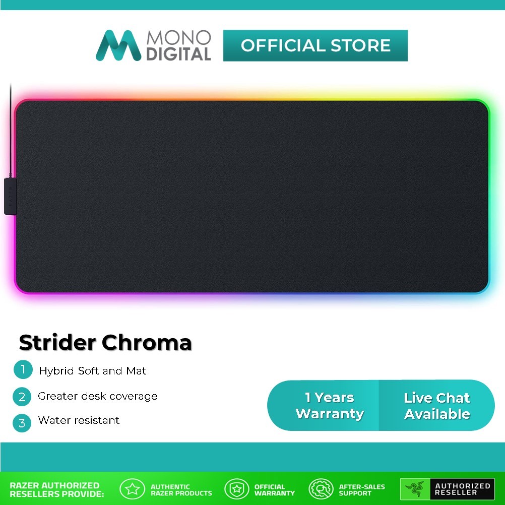 Razer Strider Chroma Hybrid Mouse Gaming Mat Chroma RGB | Shopee Malaysia