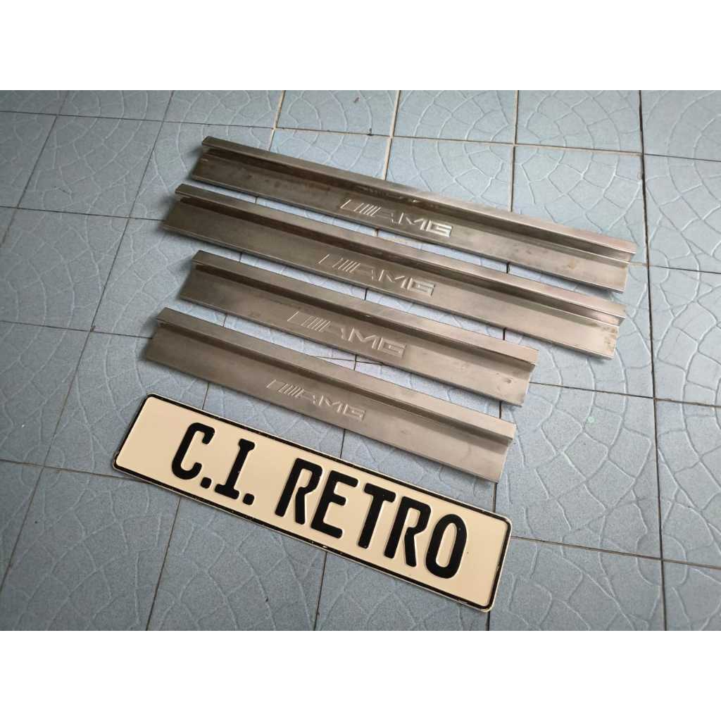 ORI W124 AMG CHROME SIDE STEP DOOR SILLS MERCEDES BENZ | Shopee Malaysia