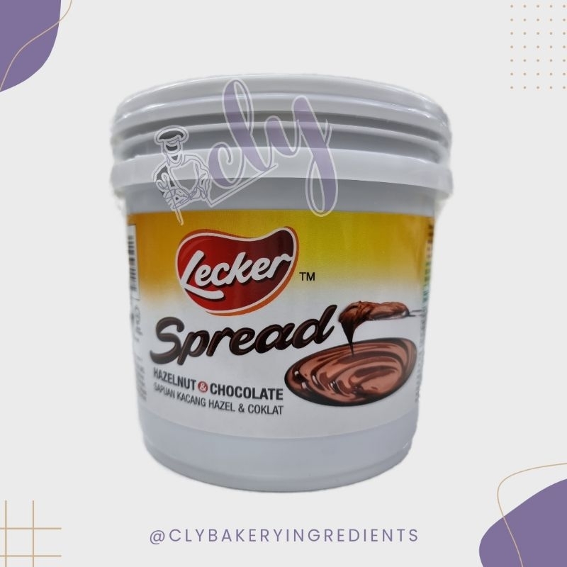 Lecker Hazelnut Chocolate Spread 1kg,3kg/Sapuan Kacang Hazel&Coklat 1kg ...