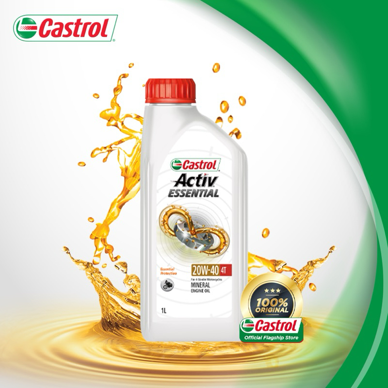 (100% ORIGINAL) CASTROL GO 4T 1LITRE CASTROL 4T GO | Shopee Malaysia