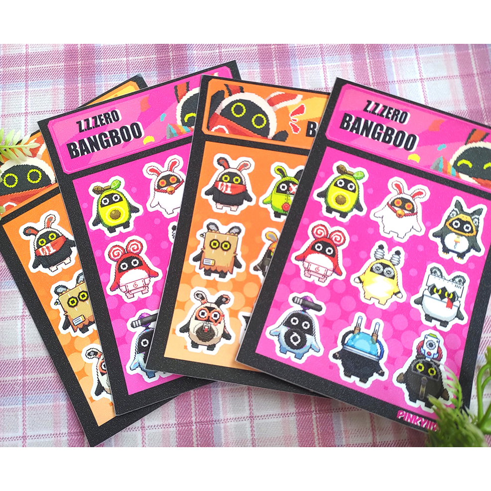 Zenless Zone Zero Bangboo l A6 Sticker Sheet l 绝区零邦布贴纸 | Shopee Malaysia