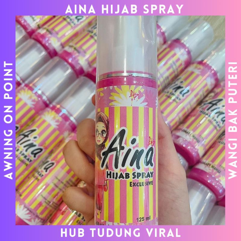 [READY STOCK] AINA HIJAB SPRAY | SPRAY STARCH TUDUNG | SPRAY TUDUNG ...