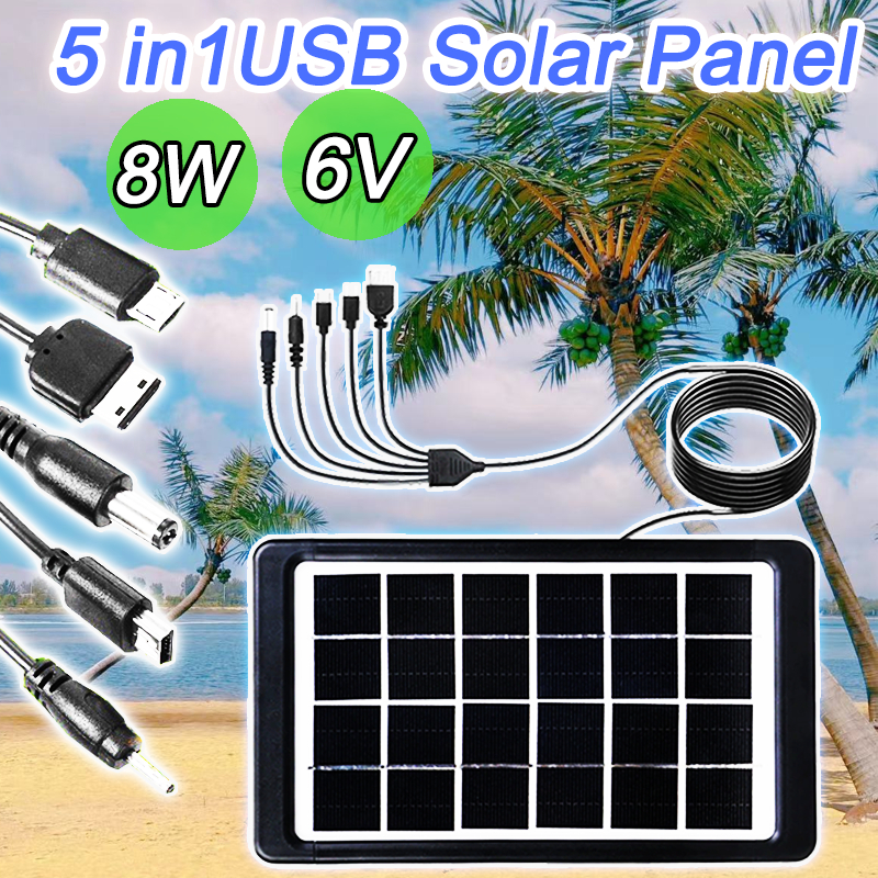 Solar Panel 8W 6V Polycrystalline Silicon panel solar silicone Solar ...