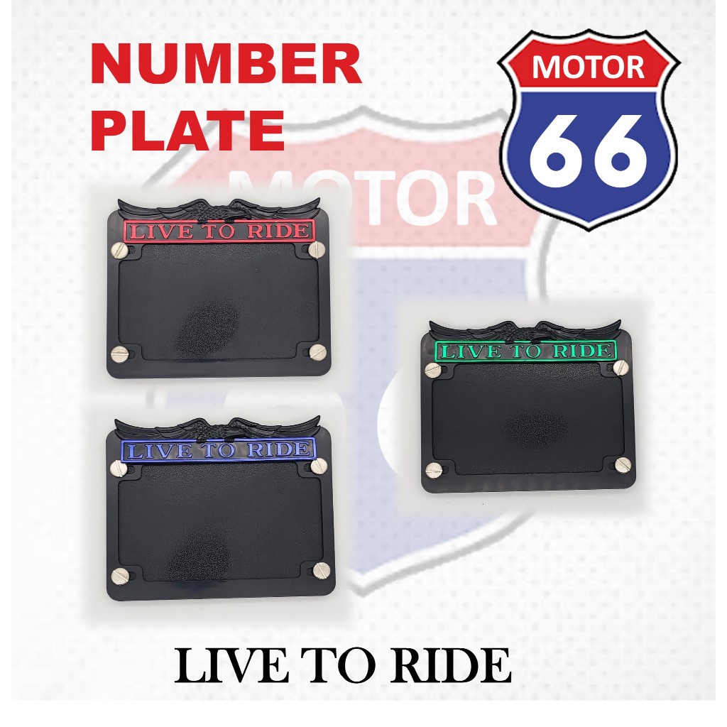Nombor Plat / Plate Number / No Plat (LIVE TO RIDE) TAHAN LASAK ...