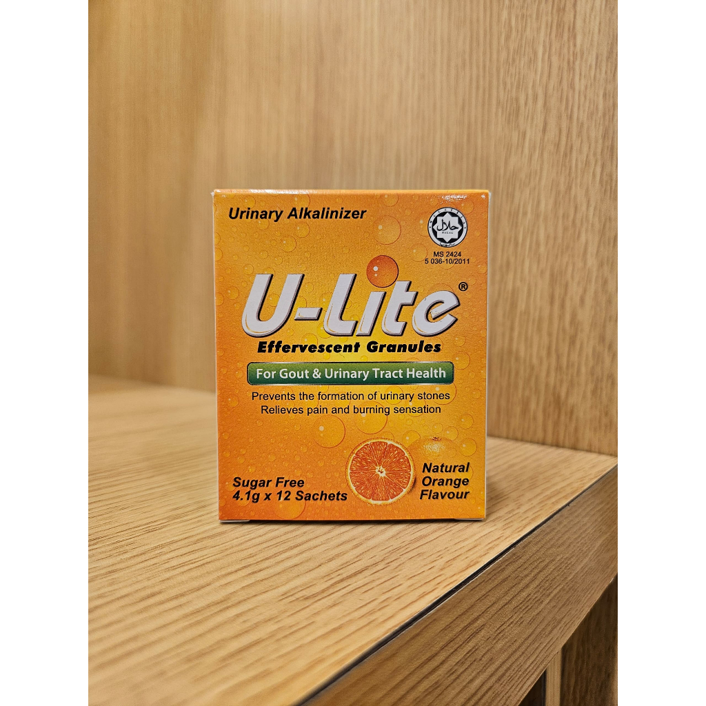 U-LITE EFFERVESCENT GRANULES URINE ALKALINIZER 12'S | Shopee Malaysia