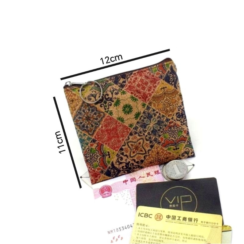 [PE] Coin Purse Dompet Duit syiling Corak Kayu Asli Retro, Vintage Wood ...