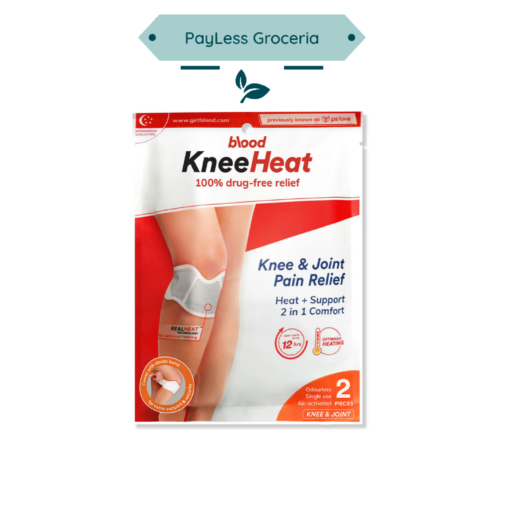 Blood KneeHeat Knee & Joint Pain Relief 2's | Shopee Malaysia
