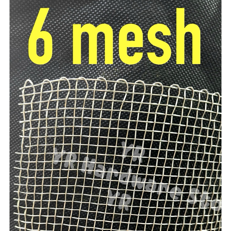 Stainless Steel Wire Mesh 6 Mesh SS 304 Netting price per meter 6 ...