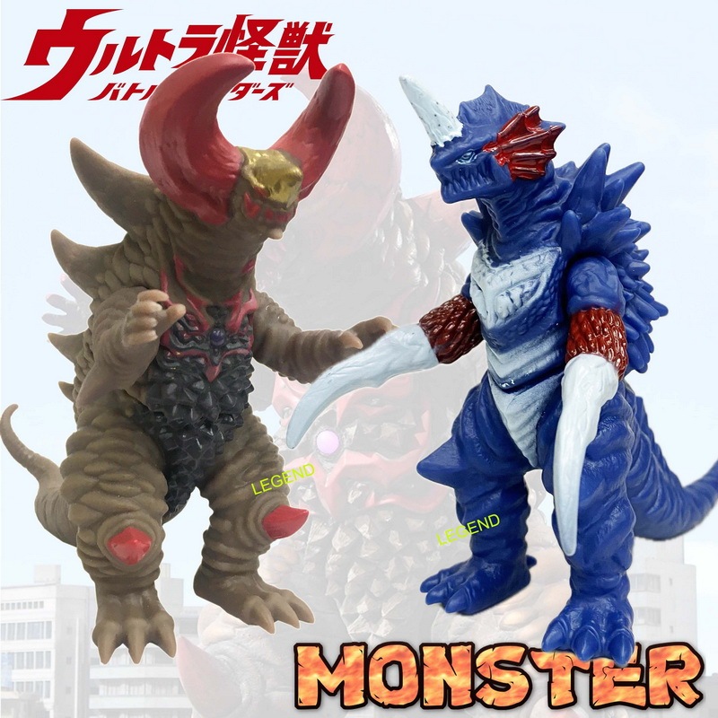Super Hero Ultraman Monster Kaiji Skull Gomora Figure Soft PVC Figure ...