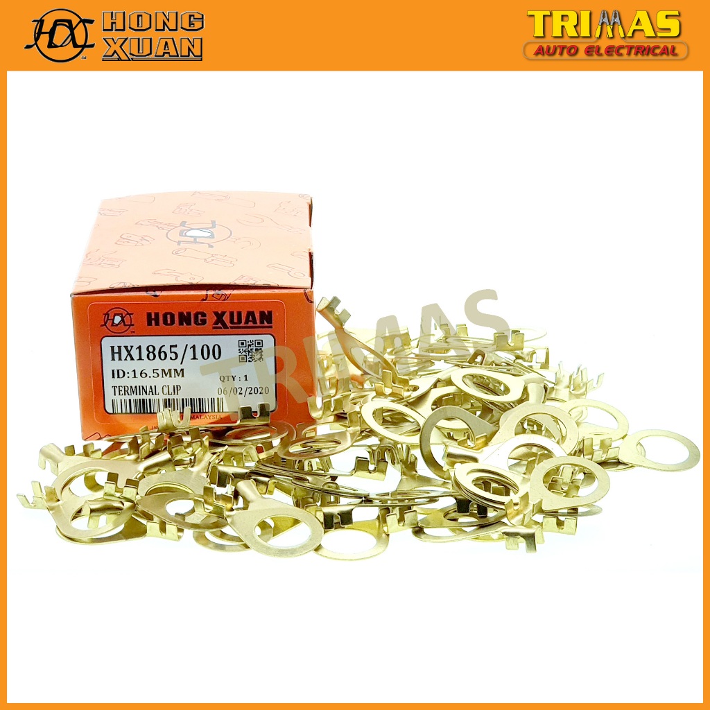 HX1865 Automotive Marine Big Eye Hole Terminal Clip (10PCS) | Shopee ...