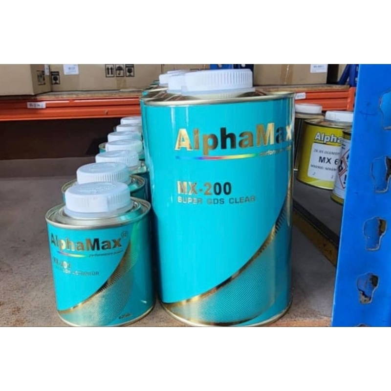 Alphamax MX200 4:1 SUPER QDS CLEAR with Activator (1 Liter set ...