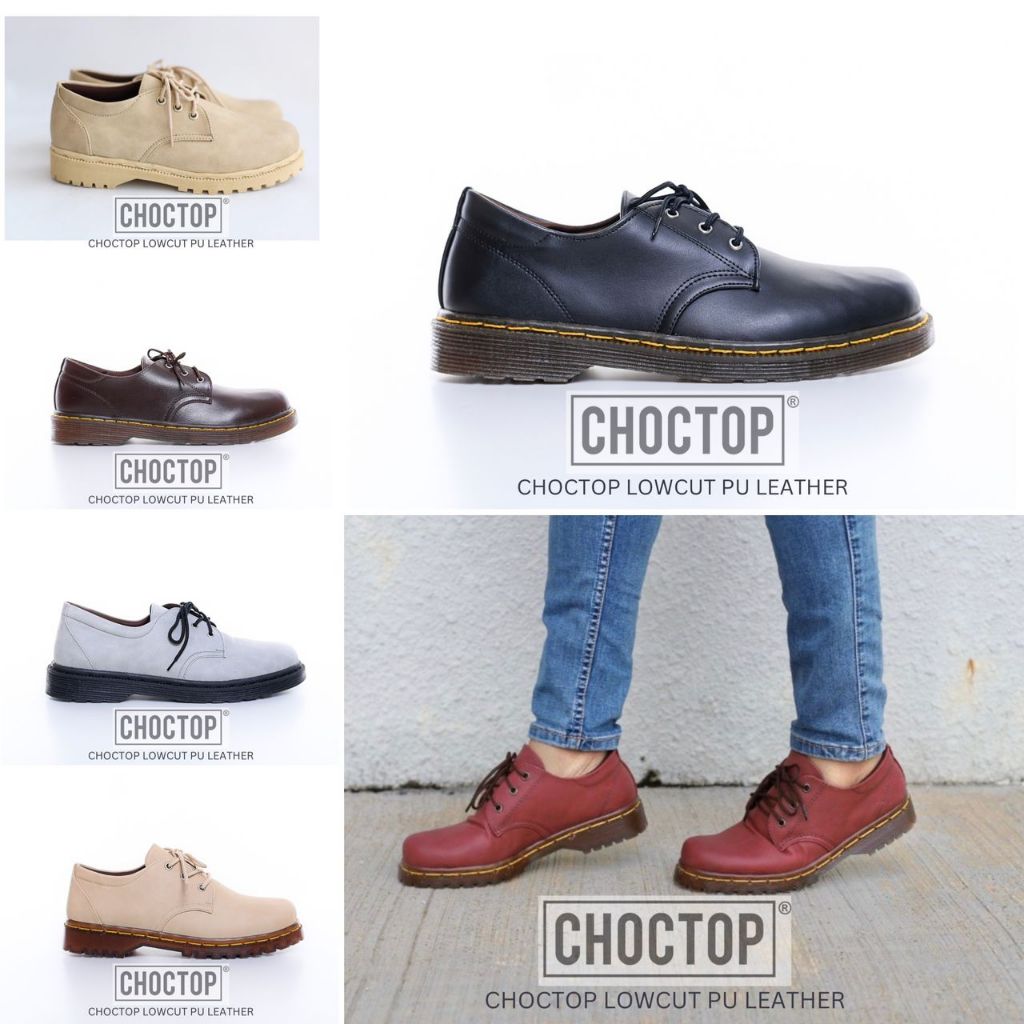 CHOCTOP LOWCUT BLACK / CREAM / RED CHERRY / GREY / CHOCO (UNISEX SHOES ...