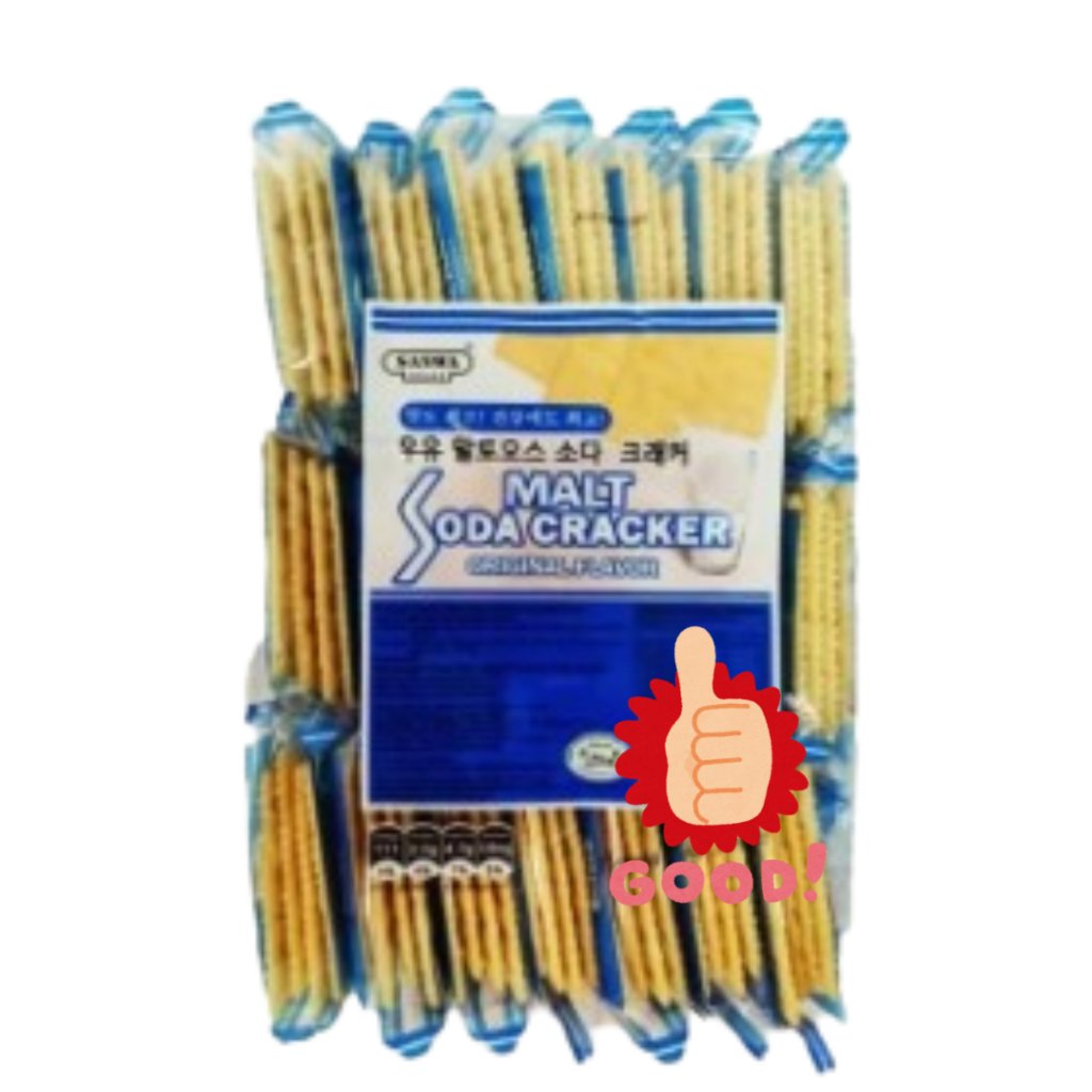 SANWA SODA Crackers Soda Biscuits 480g 苏打饼干/ TRAIN Brand Gel Layer Biscuit 450g 火车牌饼干 Healthy ...