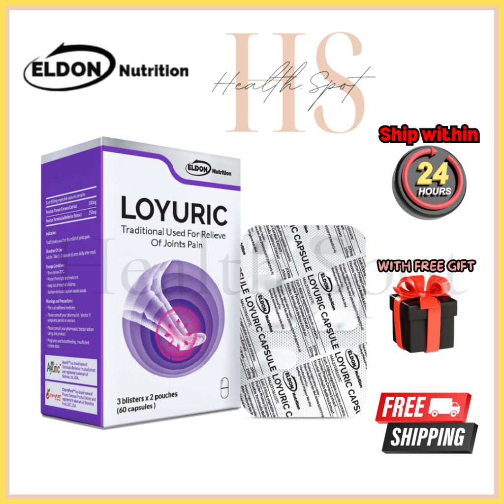 Eldon Nutrition Loyuric 60's | A Remedy for Excessive Uric Acid / Gout ...