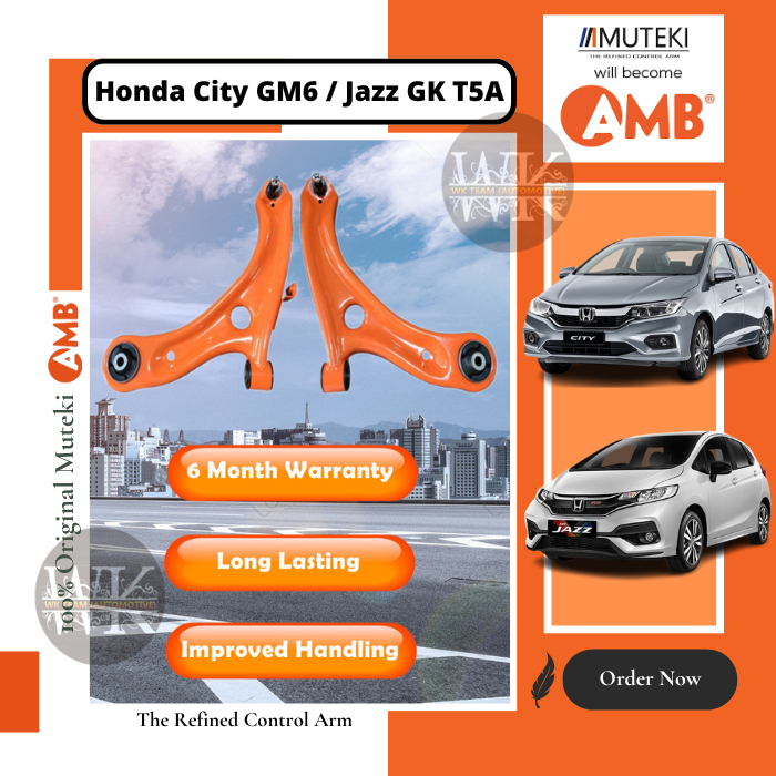 Heavy Duty Muteki Lower Arm Honda City GM6 T9A Jazz GK T5A City GN2 ...