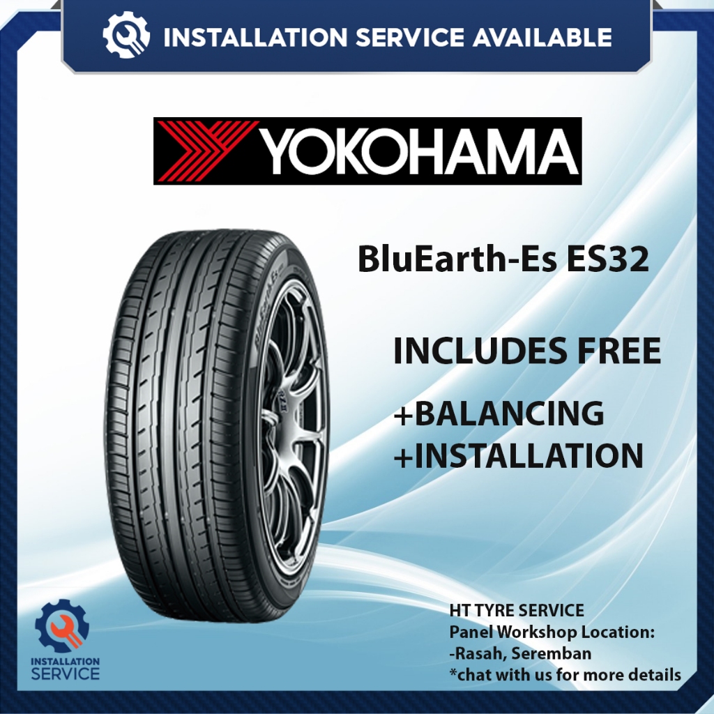 [Installation Available] YOKOHAMA BluEarth-Es ES32 14 15 16 17 inch Tyre Tayar Tire (Free ...