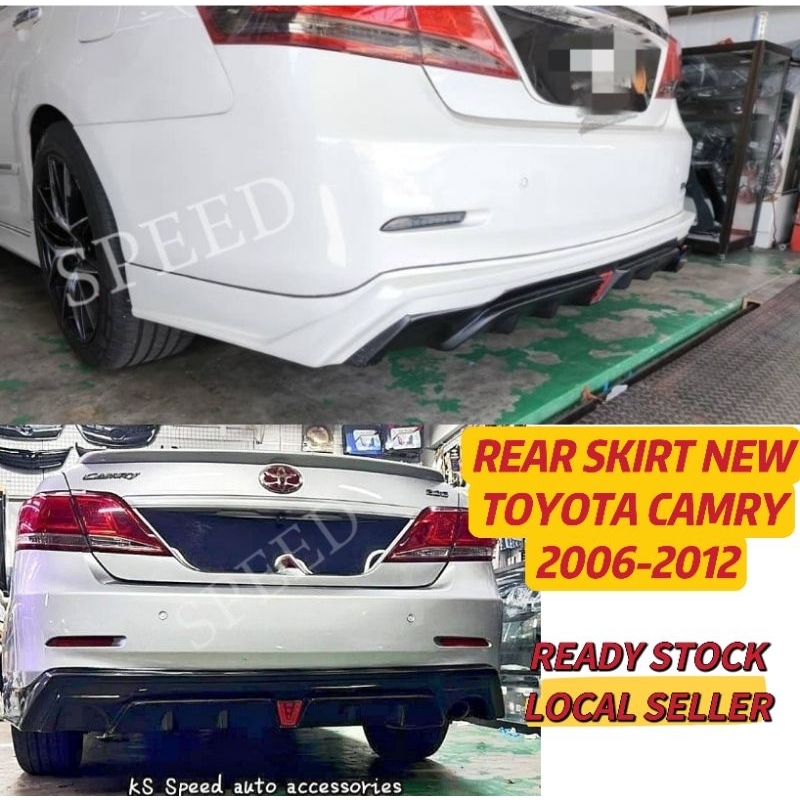 TOYOTA CAMRY 2006-2012 REAR SKIRT NEW DESIGN 2024 ACV40 ACV41 BODYKIT ...