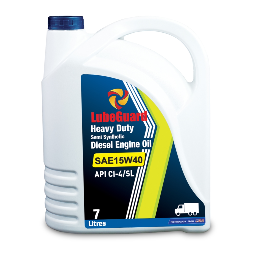 LUBEGUARD - DIESEL ENGINE OIL - HEAVY DUTY SEMI SYNTHETIC DIESEL ENGINE OIL SAE 15W40 CI-4 ( 7 ...