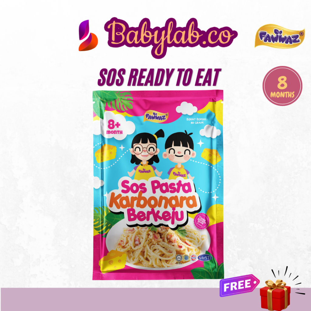 FAWWAZ | BABY FOOD MAKANAN BAYI READY TO EAT SAUCE SOS KARBONARA ...