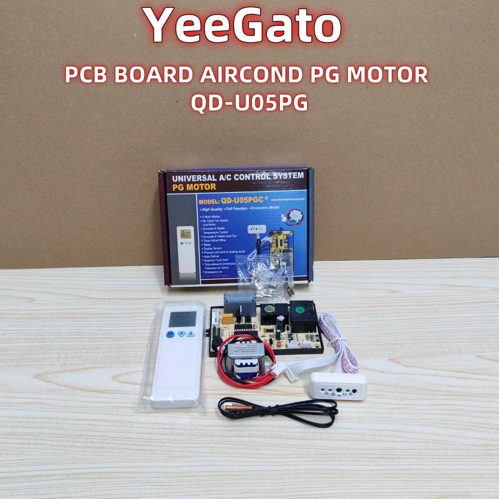 QD-U05PG (WALL-MOUNTED)AC UNIVERSAL PCB AIRCOND CONTROL BOARD [PG MOTOR ...