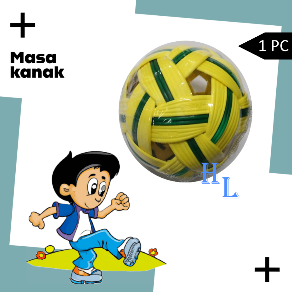Bola Sepak Takraw / Sepak Raga Ball Kanak | Shopee Malaysia