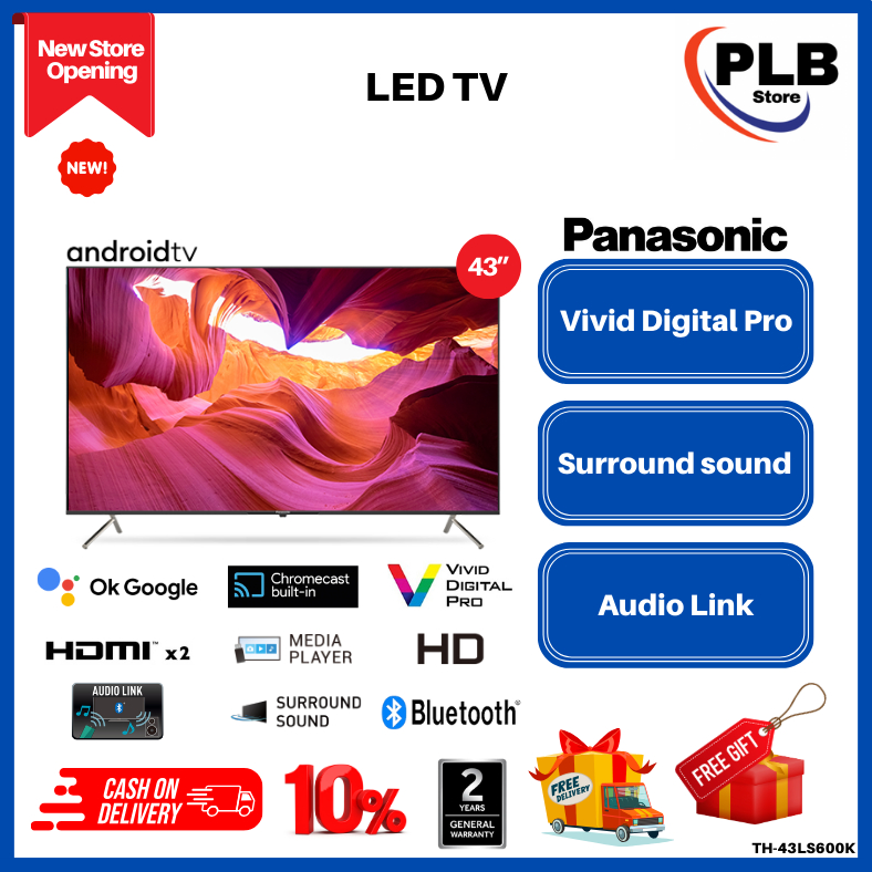 PANASONIC ANDROID LED TV 43 INCH ( TH-43LS600K ) | Shopee Malaysia
