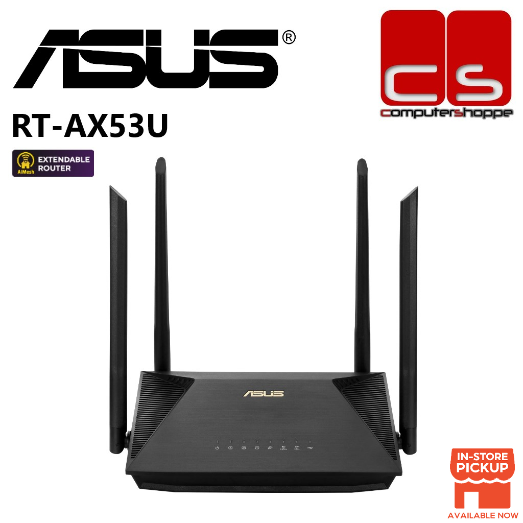 Asus RT-AX53U AX1800 Dual Band WiFi 6 Router | Shopee Malaysia