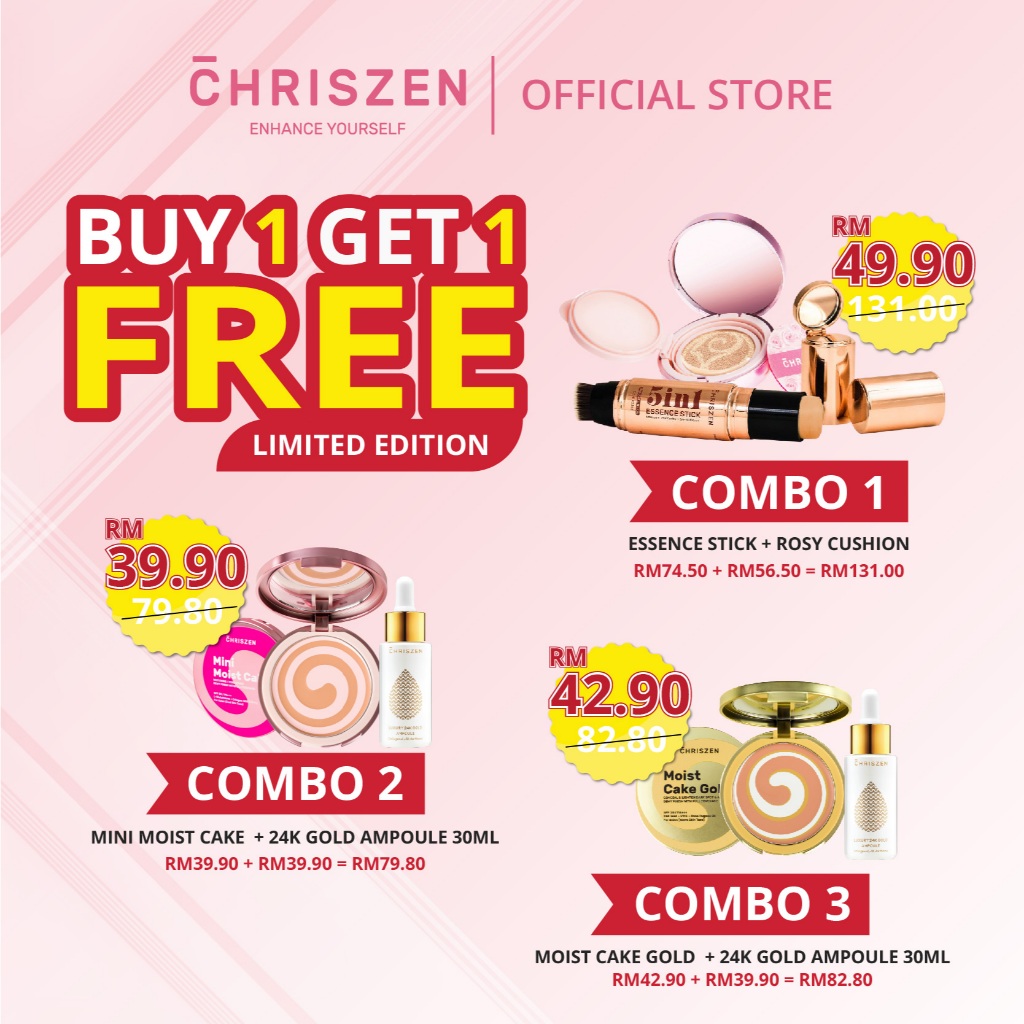 (COD)[BUY 1 FREE 1] Merdeka Bundle Combo Set, Essence Stick combo set ...