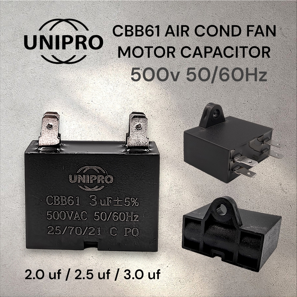 **Hight Quality** UNIPRO CBB61 500VAC 4 Pin Air Cond Fan Capacitor ...