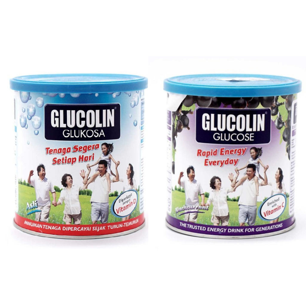 Glucolin Glucose Energy Drink 420g (Original / Blackcurrant) | Shopee ...