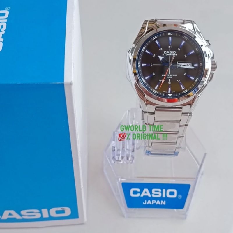 CASIO ORIGINAL MTP-E200D-1A2/MTP-E200D-1A2VDF/MTP-E200D/MTPE200D | Shopee Malaysia