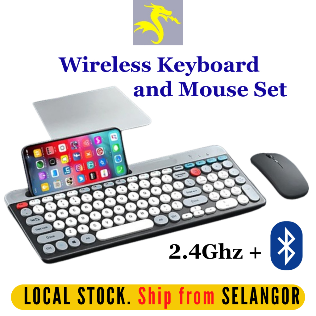 AK8 Wireless Keyboard Mouse Combo Wireless Keyboard Mouse Set Bluetooth ...