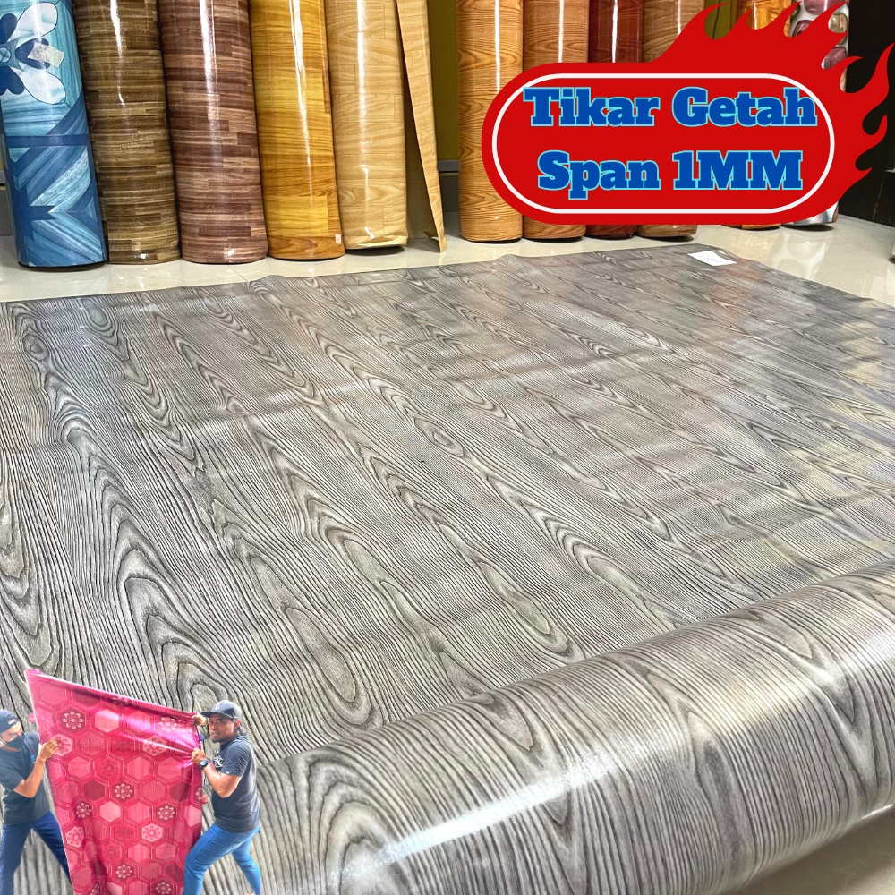 Tikar Getah Span Harga Kilang 1 roll 20 meter x 1.83m x 1mm Bahan tahan ...