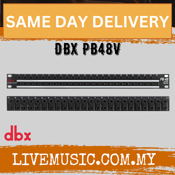 Dbx By Harman PB48V 48-Point Patch Bay ( PB-48 / PB 48V ) | Shopee Malaysia