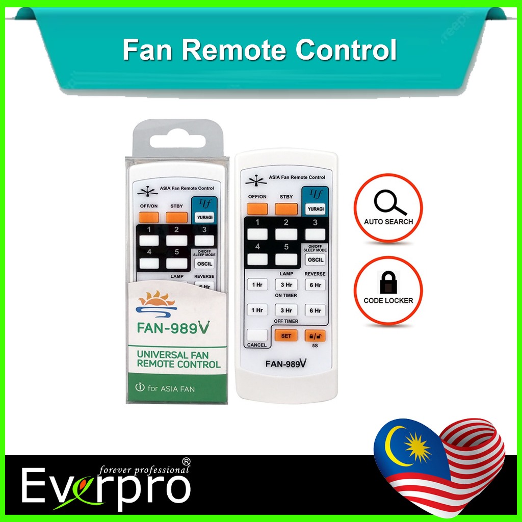 Universal Fan Remote Control | Shopee Malaysia