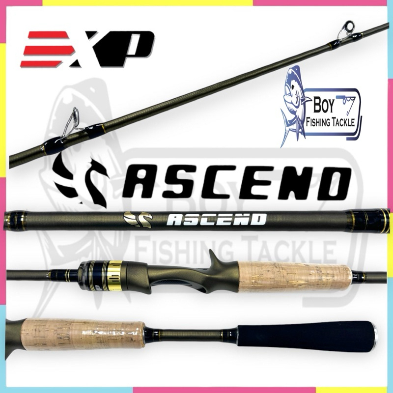 EXP ASCEND PRO SPINNING BAITCASTING ROD FISHING ROD | Shopee Malaysia