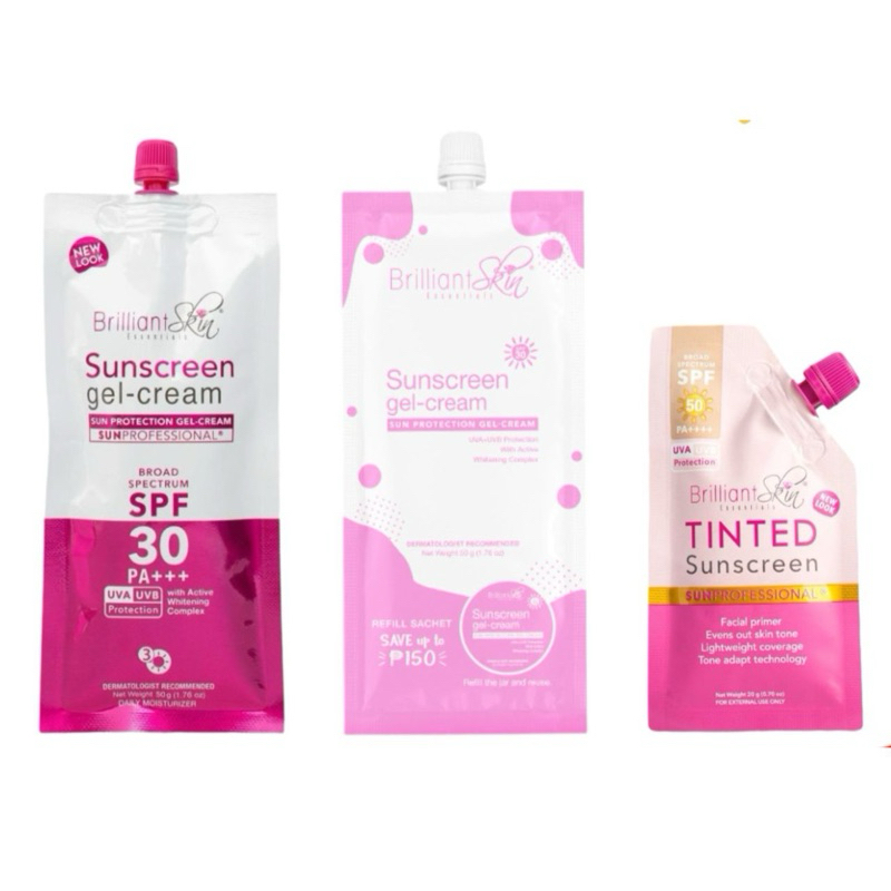 SUNSCREEN BRILLIANT 50G Tinted Sunscreen | Shopee Malaysia